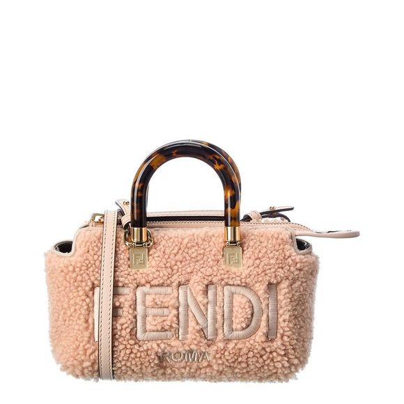 Fendi | Bags | Fendi By The Way Mini Shearling Shoulder Bag | Poshmark